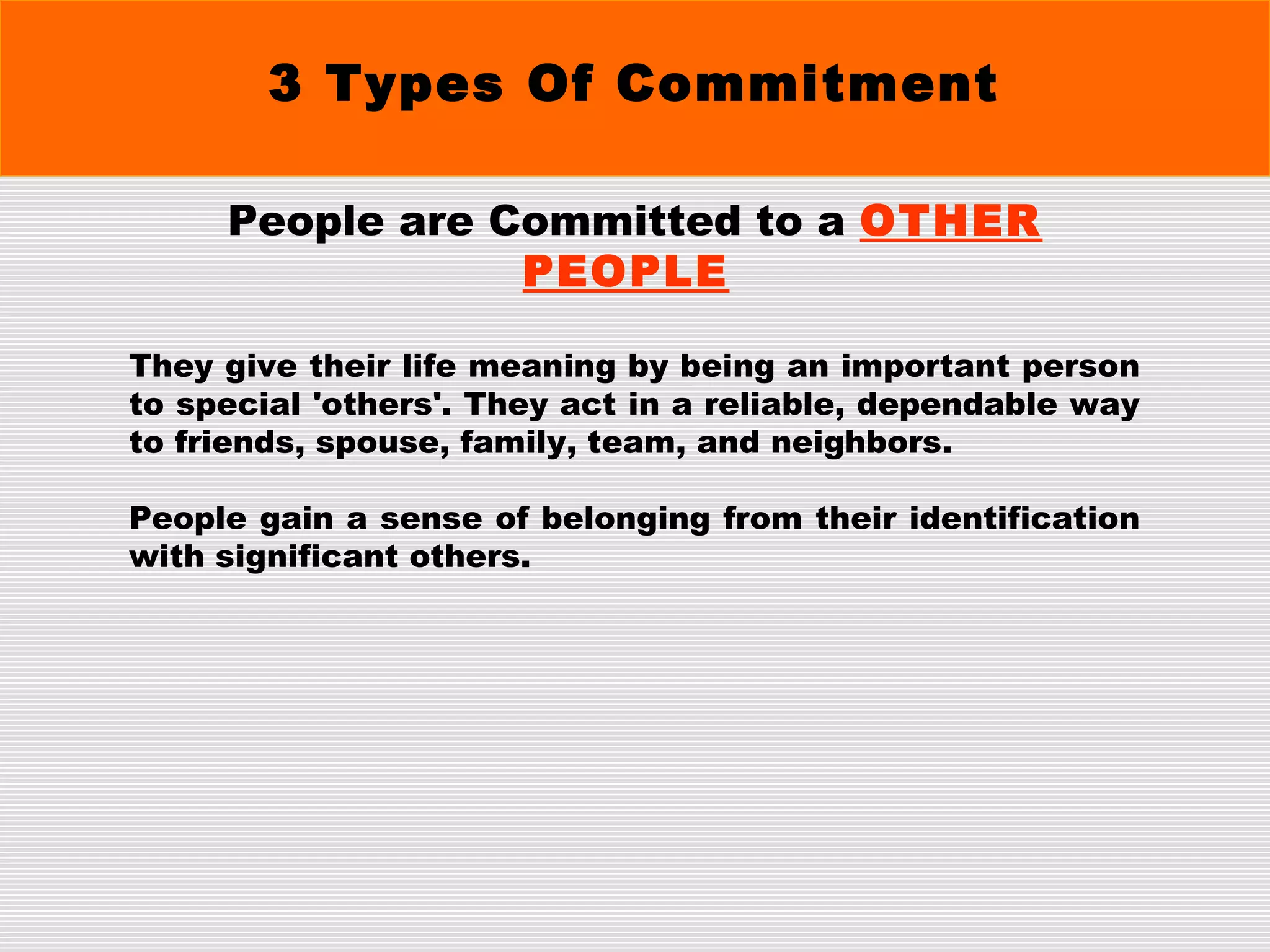 Commitment | PPT