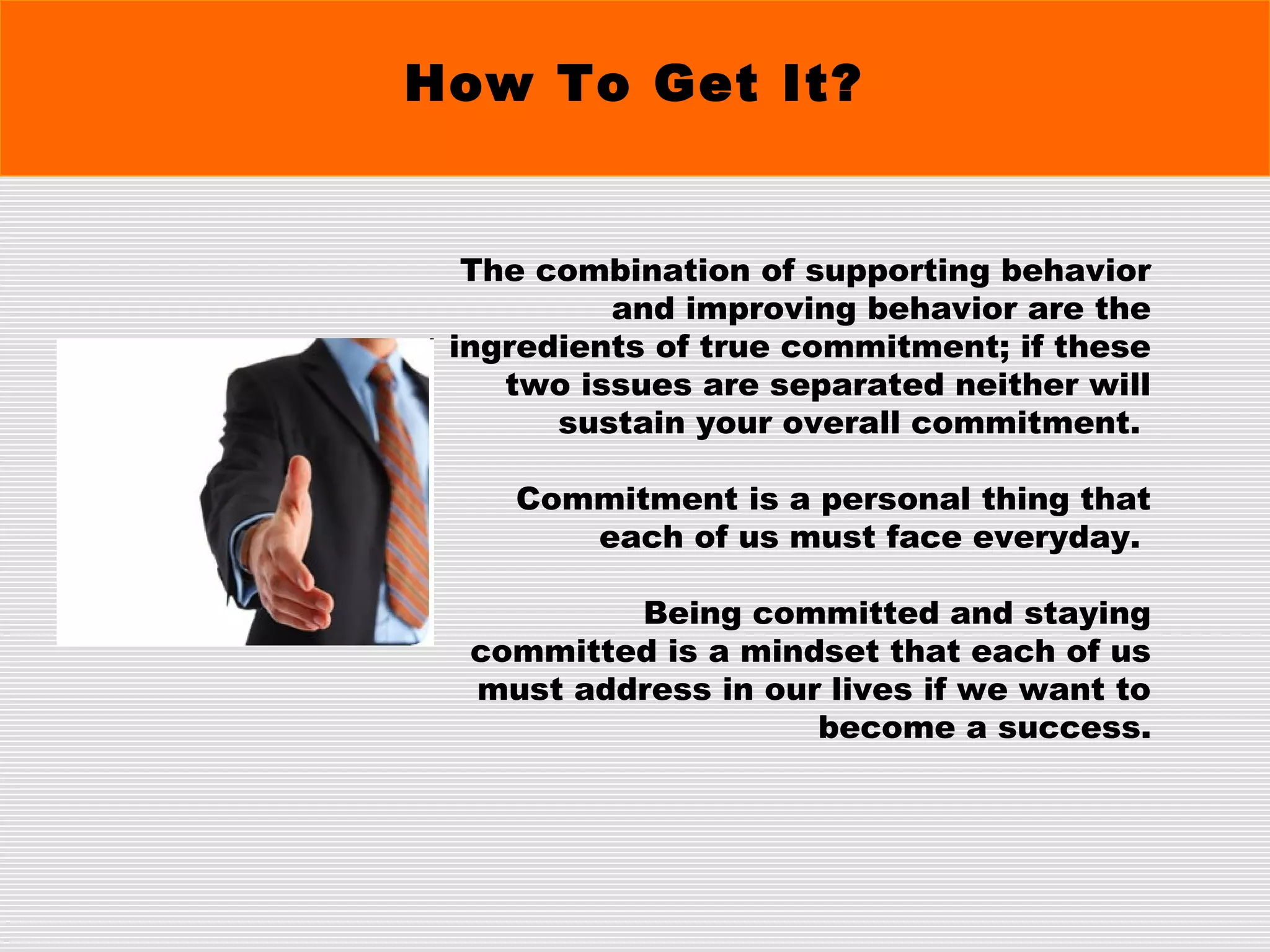 Commitment | PPT