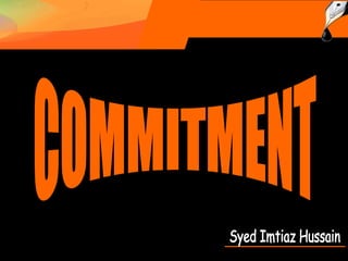 Commitment | PPT