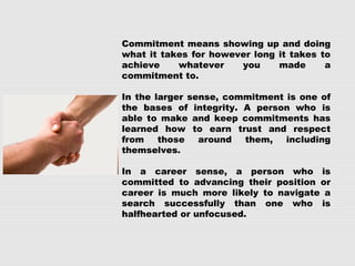 Commitment | PPT