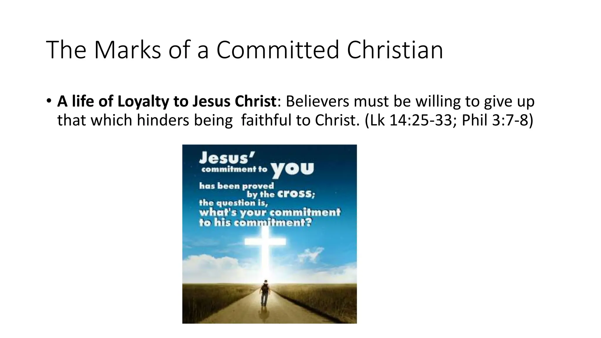 COMMITMENT starts with communication and ends in action. | PPTX