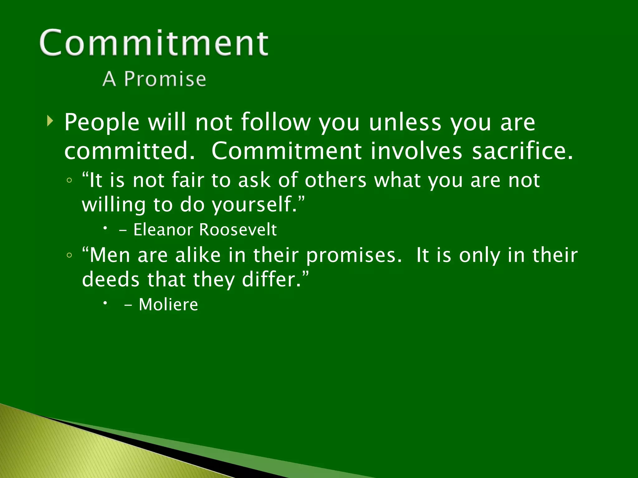 Commitment | PPT