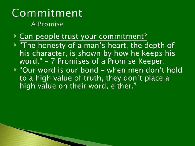 Commitment | PPT