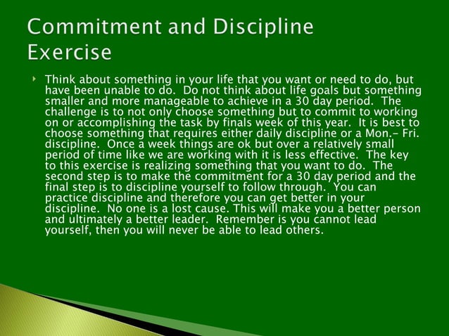 Commitment | PPT