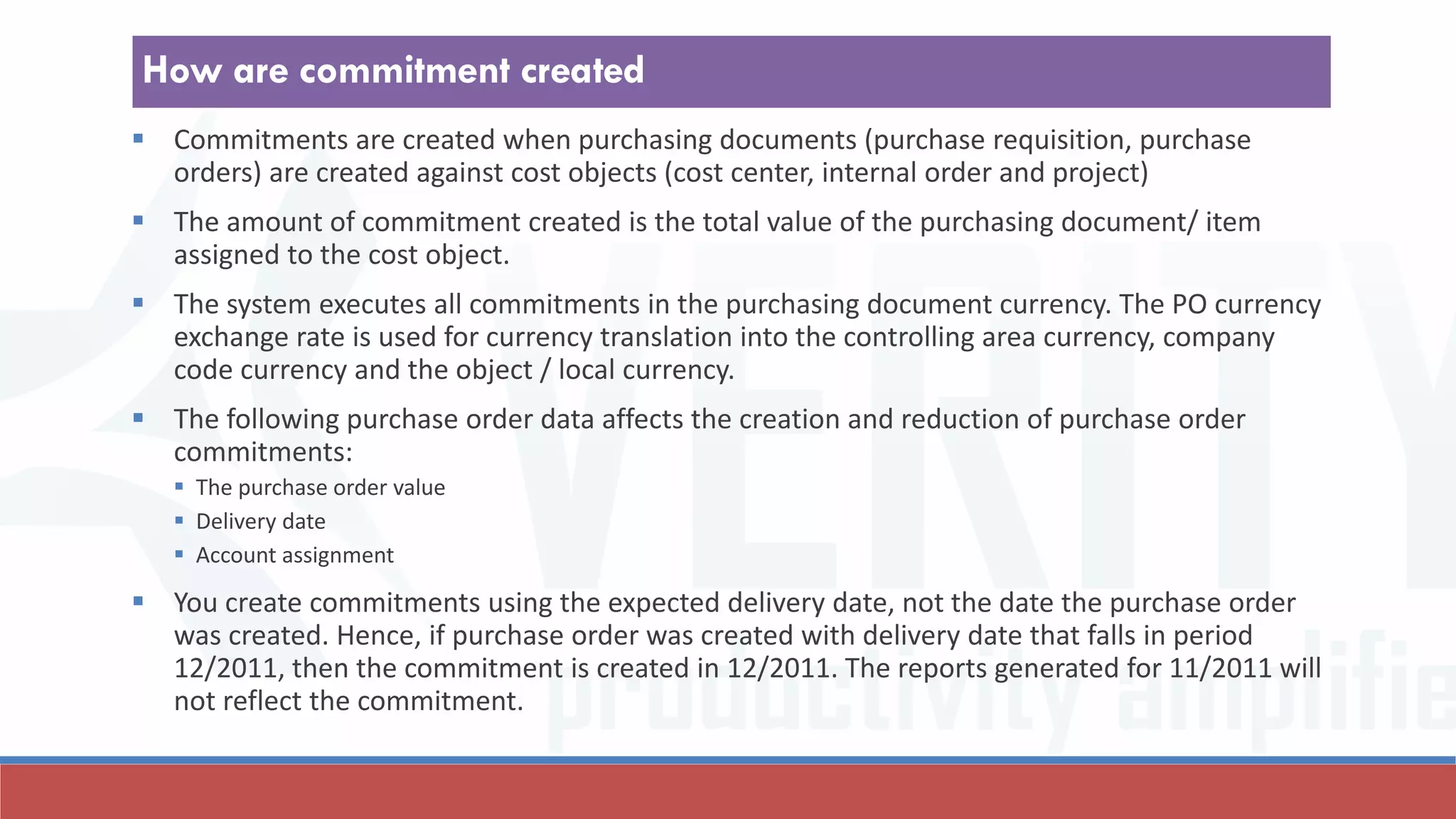 Commitment management in sap | PDF