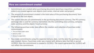 Commitment management in sap | PDF