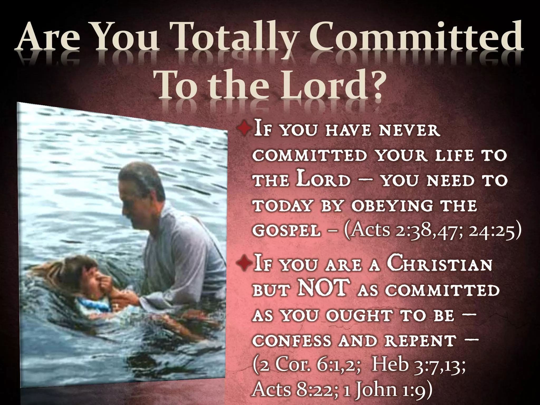 Are You Committed or Merely Involved? | PDF
