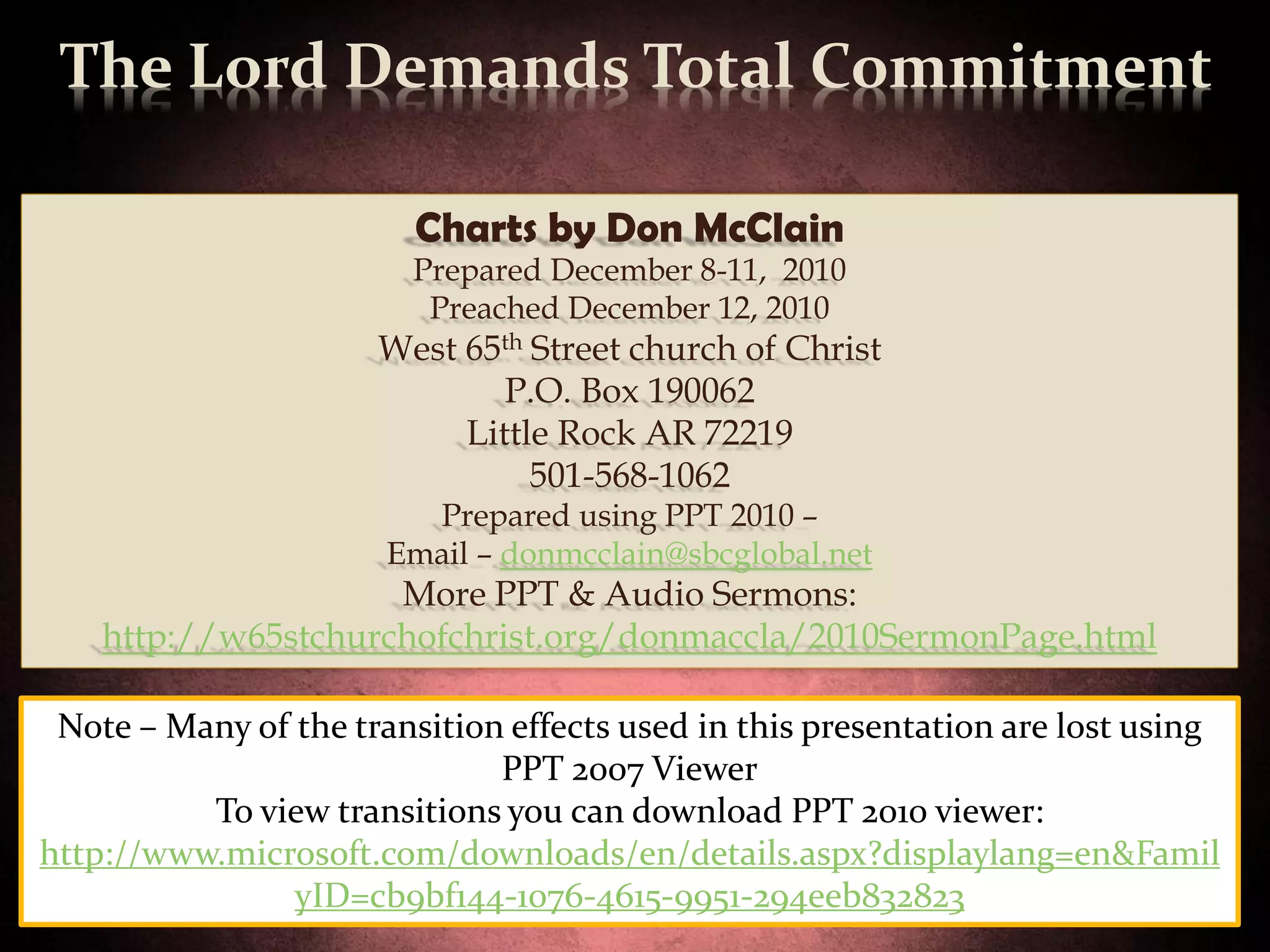Are You Committed or Merely Involved? | PDF