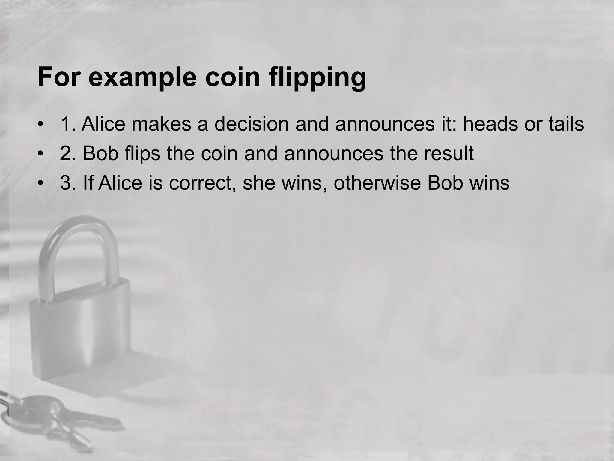 Commitment scheme | PPTX