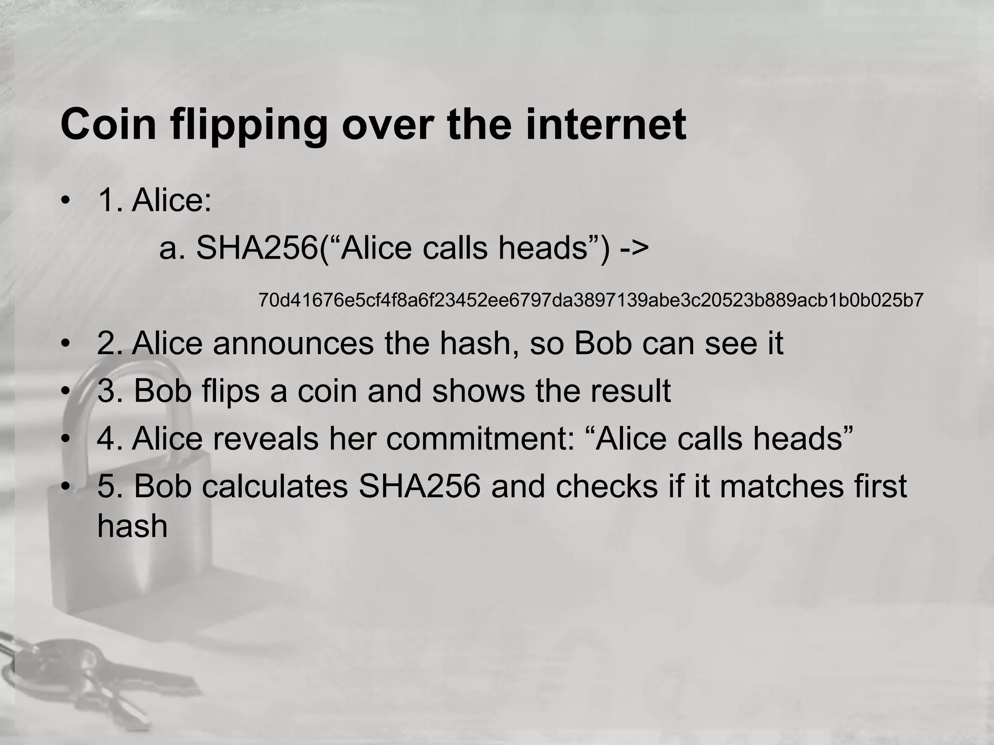 Commitment scheme | PPTX