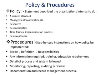 Commitments & policy stage / OHS | PPT
