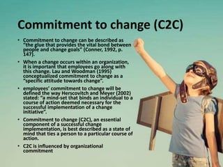Commitment to change: A Key Success | PDF