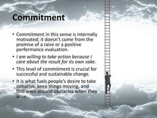 Commitment to change: A Key Success | PDF