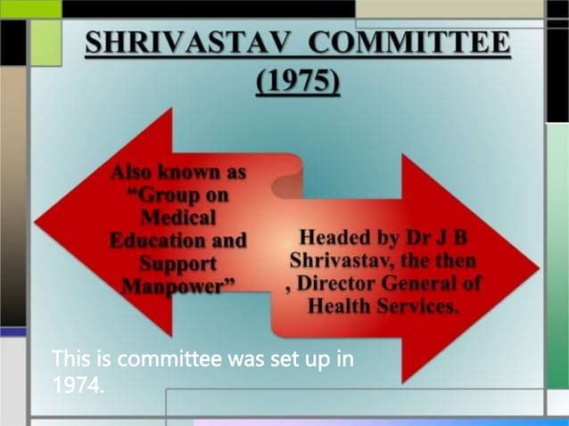 Health and family welfare committees in India | PPTX