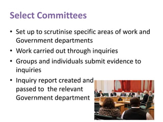 Introduction to Select Committees | PPT | Free Download