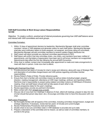 Committee liaisons intro packet 2-11 | PDF