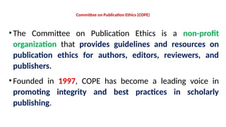 Research: Committee on Publication Ethics.pptx
