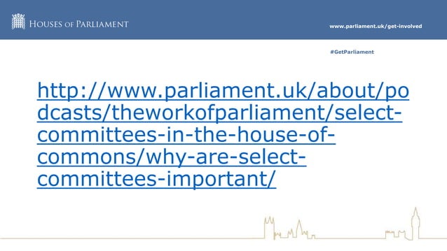 Introduction to Select Committees | PPTX