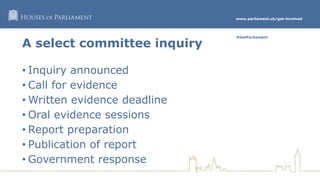 Introduction to Select Committees | PPTX