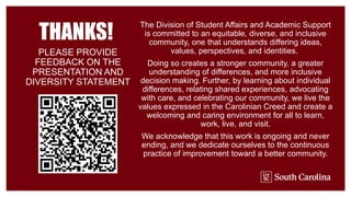 Diversity, Equity and Inclusion Advisory Committee Spring 2022 ...