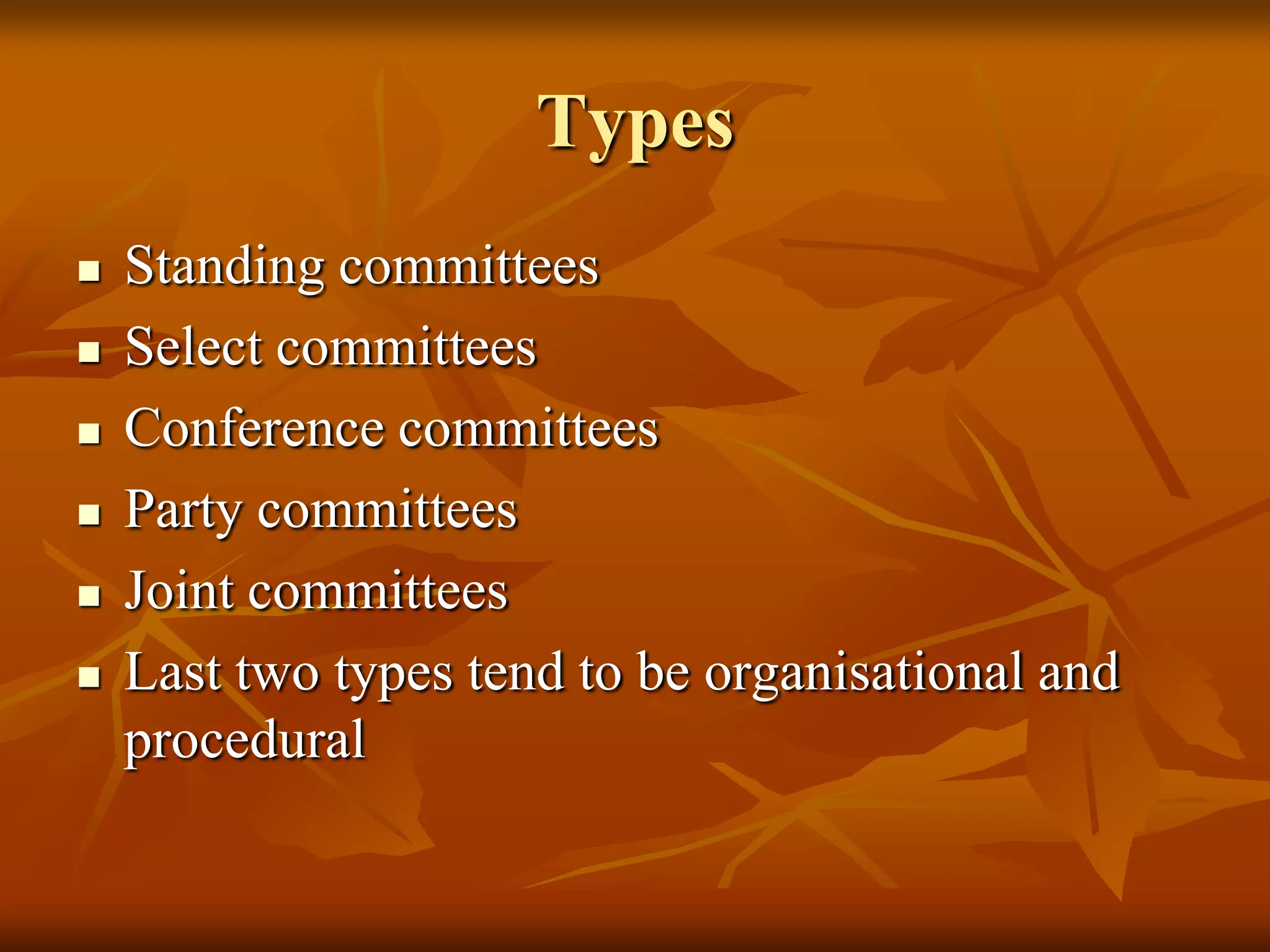 Committees in congress | PPT