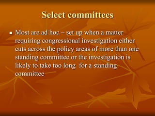 Committees in congress | PPTX
