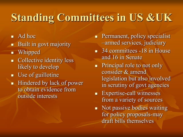 Committees in congress | PPT