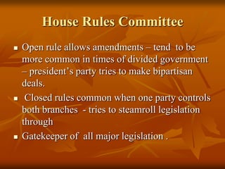 Committees in congress | PPTX