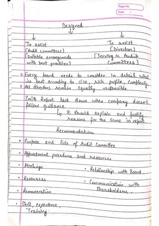 Committees in corporate governance in brief | BCOM SEM -6TH | CORPORATE ...