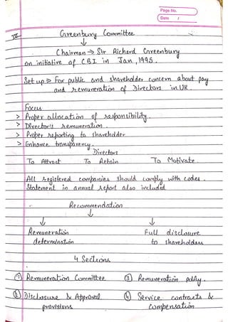 Committees in corporate governance in brief | BCOM SEM -6TH | CORPORATE ...