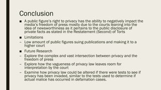 Celebrities and Privacy | PDF