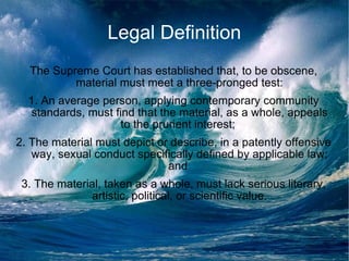 Obscenity | PPT