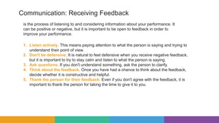 basic communication skills | PPTX