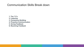 basic communication skills | PPTX