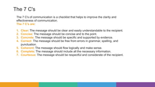 basic communication skills | PPTX