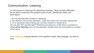 basic communication skills | PPTX