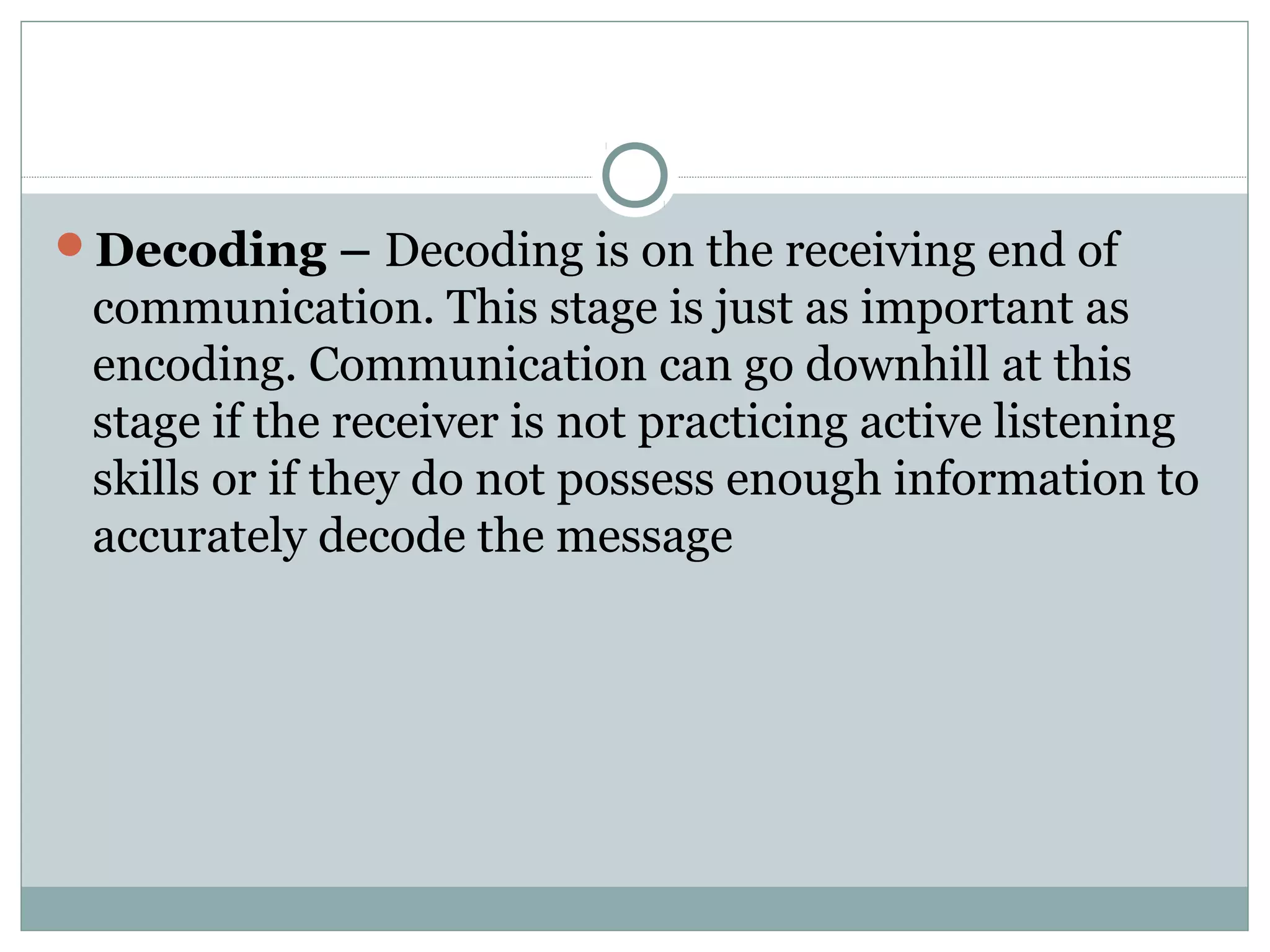 Process of communication | PPT