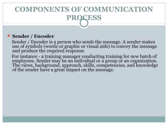 Process of communication | PPT | Email | Internet