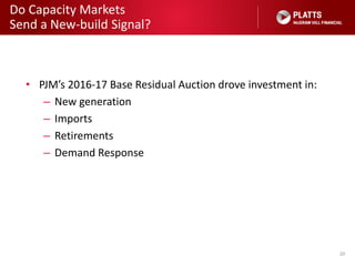 Capacity markets overview | PPTX