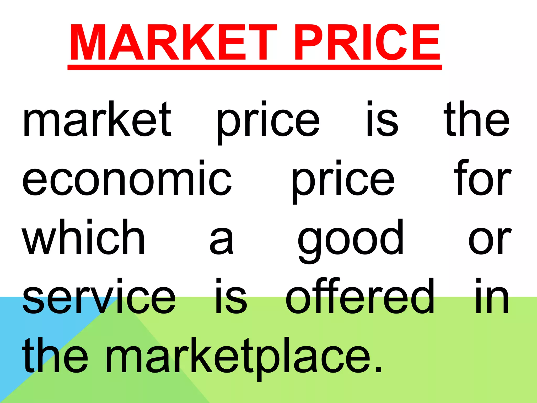 PRICE & COMMODITIES (APPLIED ECONOMIC) | PPTX