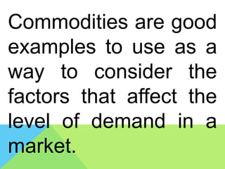 PRICE & COMMODITIES (APPLIED ECONOMIC) | PPTX