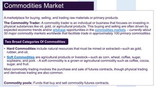 Commodities fundamentals; futures & forwards | PPT