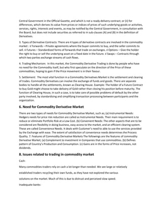 Commodities Market.docx