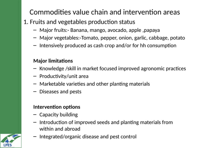 Commodities value chain and intervention areas.pptx