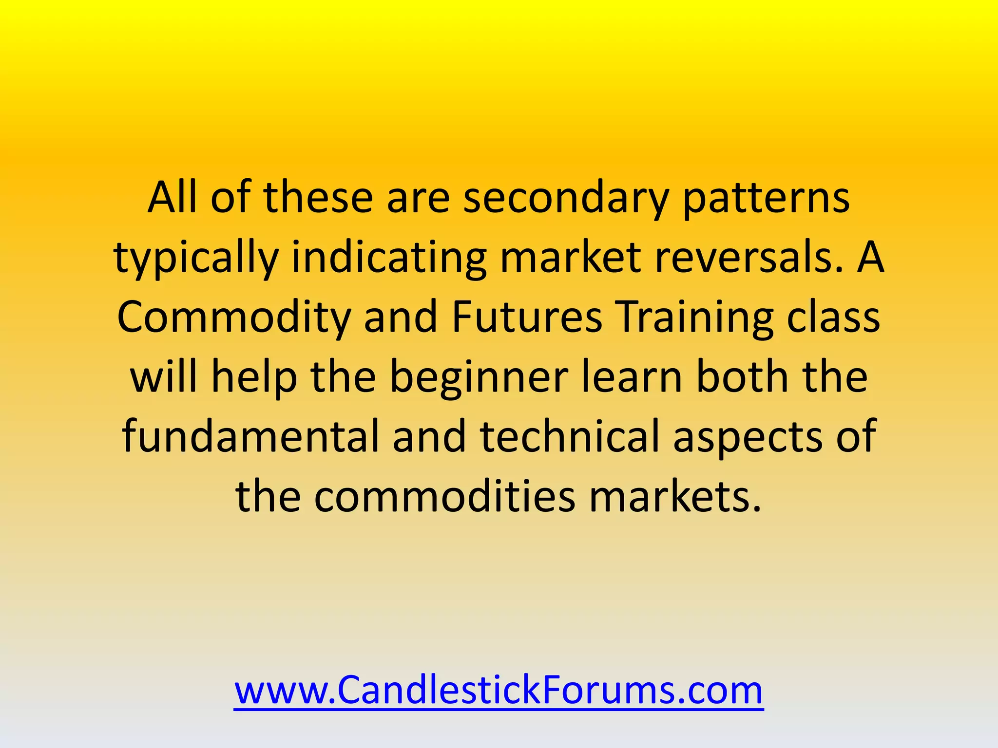 Commodity Trading Signals | PPTX