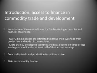 Commodity financial & risk management | PPT