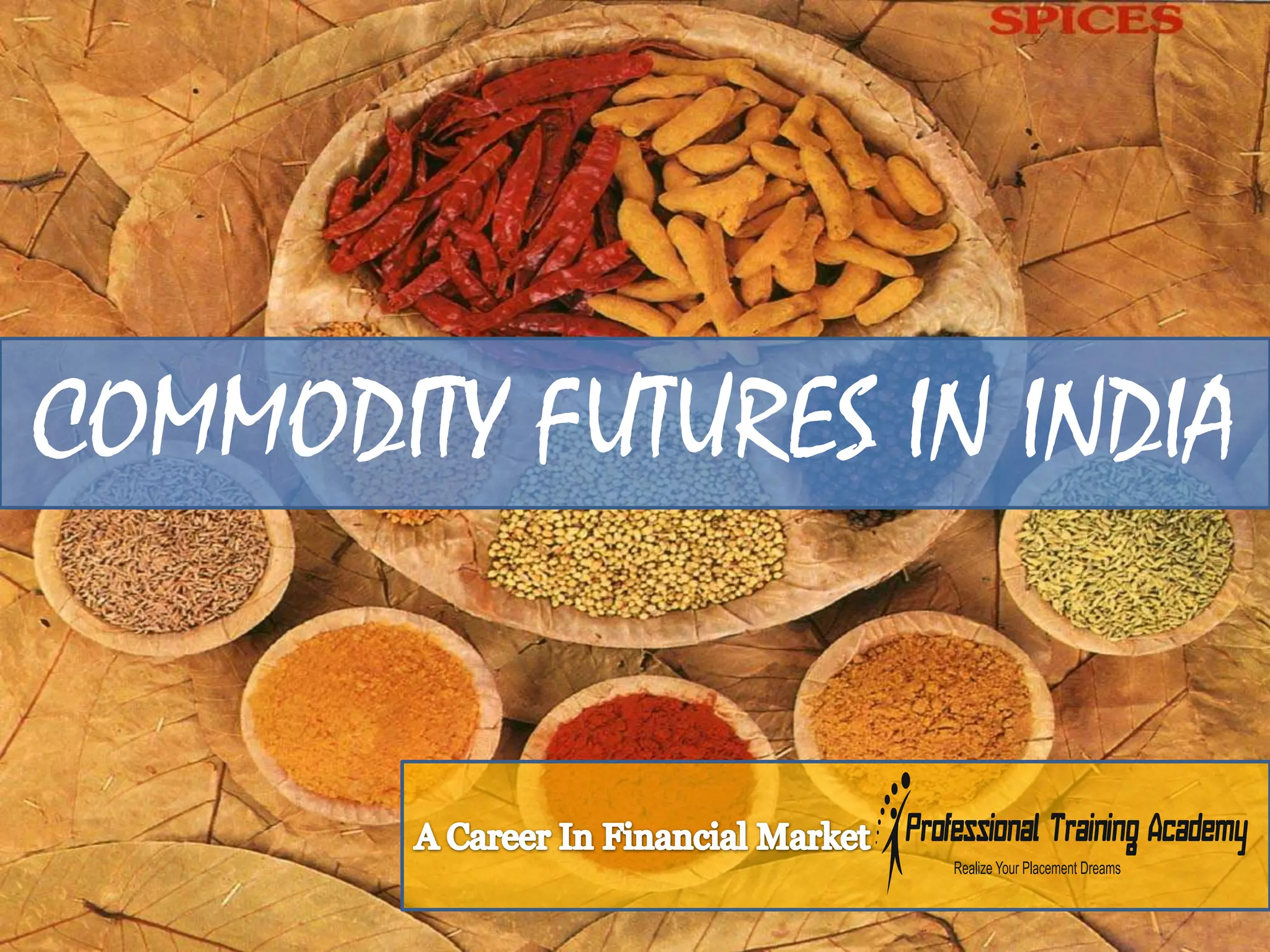 Commodity futures in india | PPSX