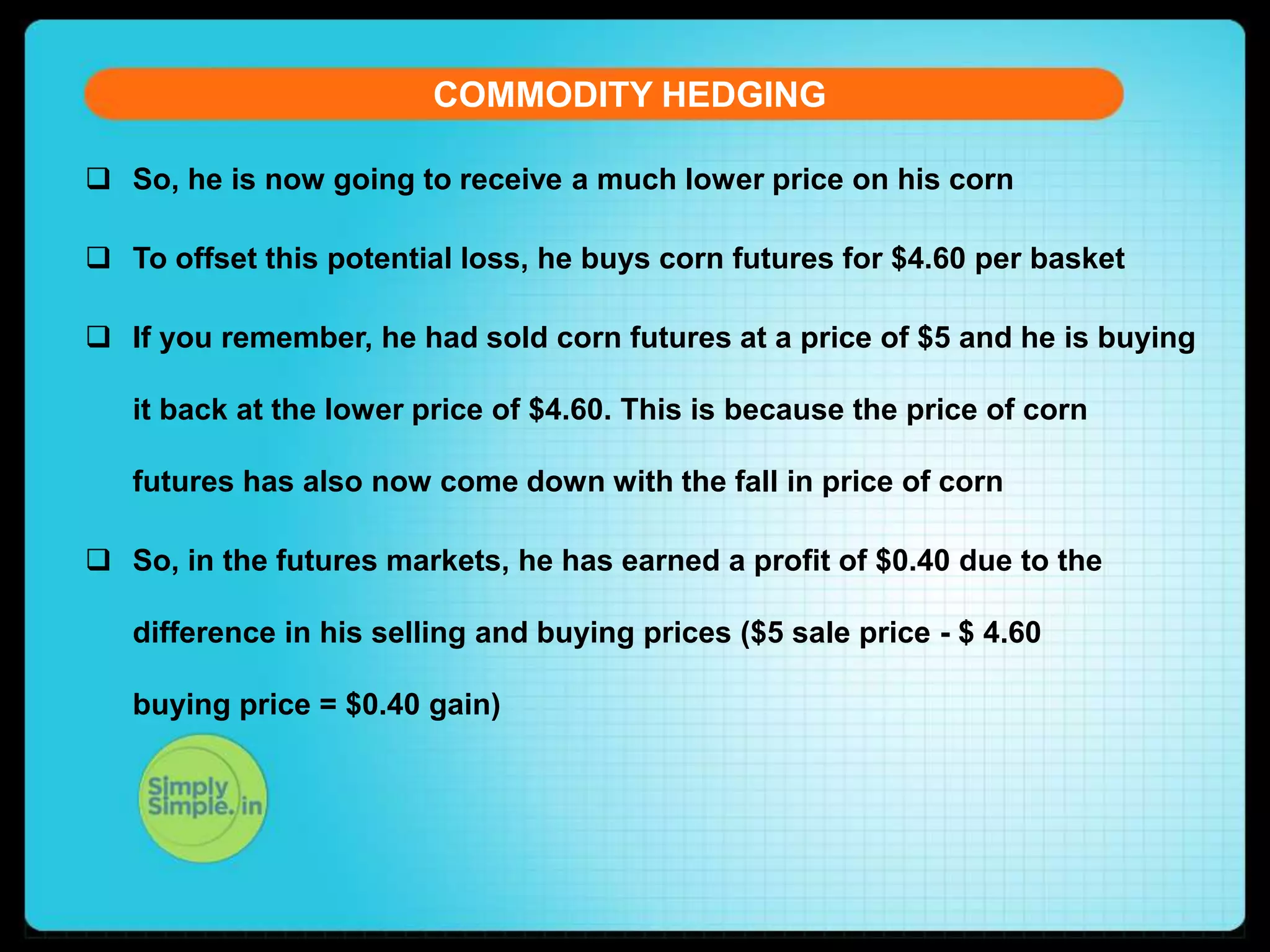Commodity hedging | PPTX