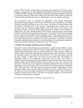 Commodity market | PDF