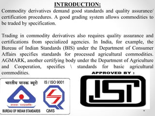Commodity Market - Module II | PPTX